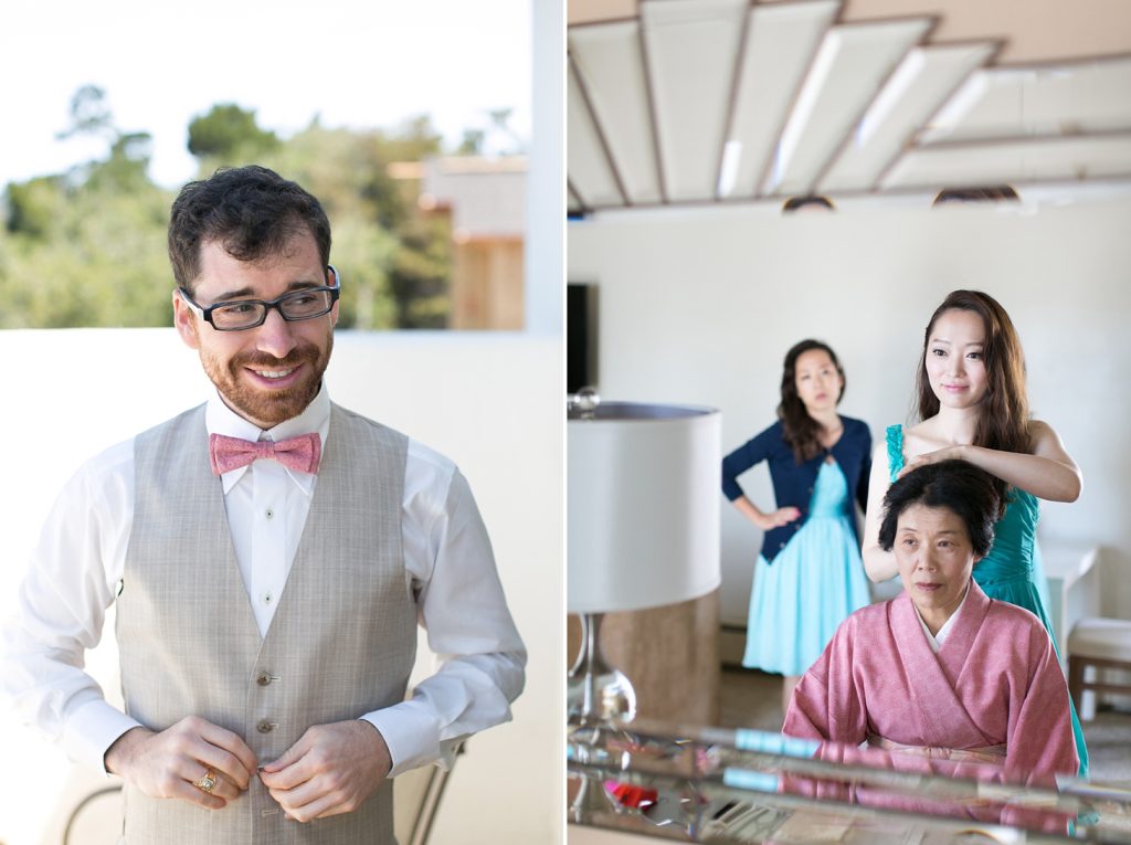 Eric + Aya ~ Asilomar Beach Wedding ~ Il Fornaio Carmel California ...