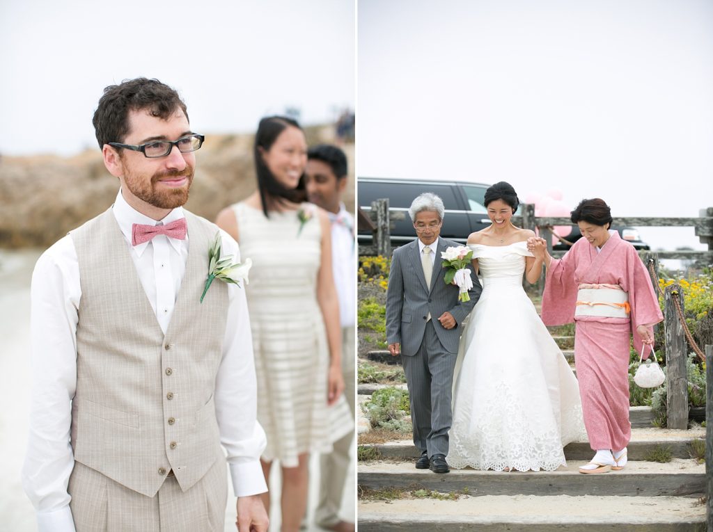 Eric + Aya ~ Asilomar Beach Wedding ~ Il Fornaio Carmel California ...