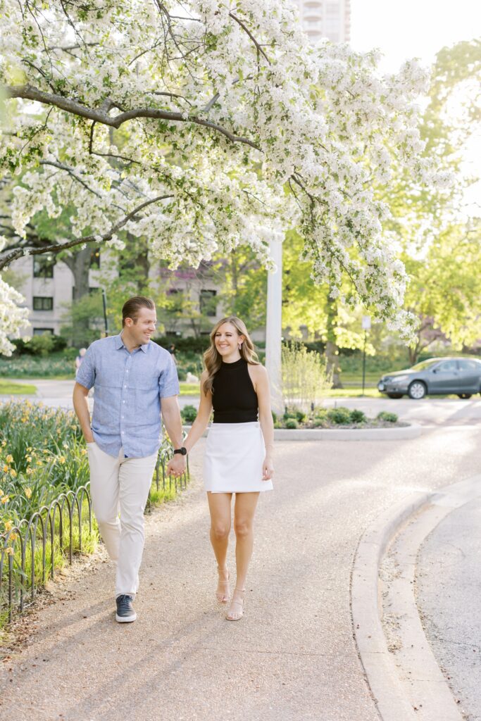 Dee Dee + Rob ~ Spring Lincoln Park Engagement Photos ~ Chicago ...