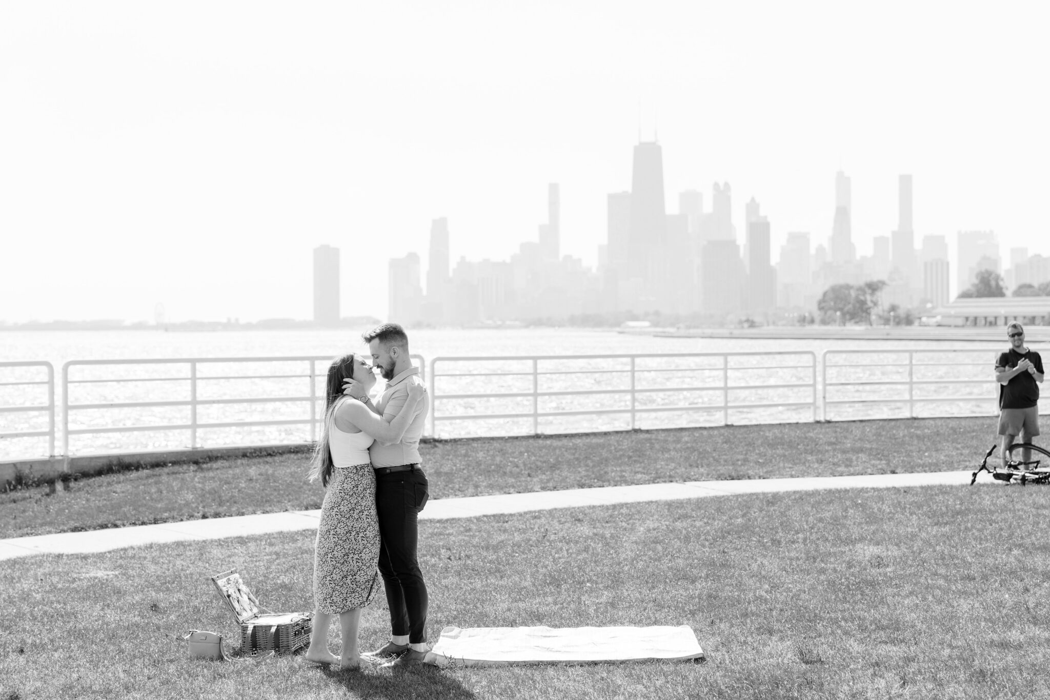 Romantic Chicago Lakefront Proposal » Christy Tyler Photography